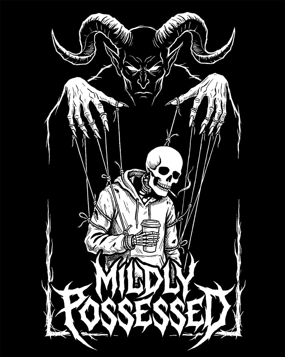 Mildly Possessed Collection | Gothic Demon Graphic Clothing – Devilry ...
