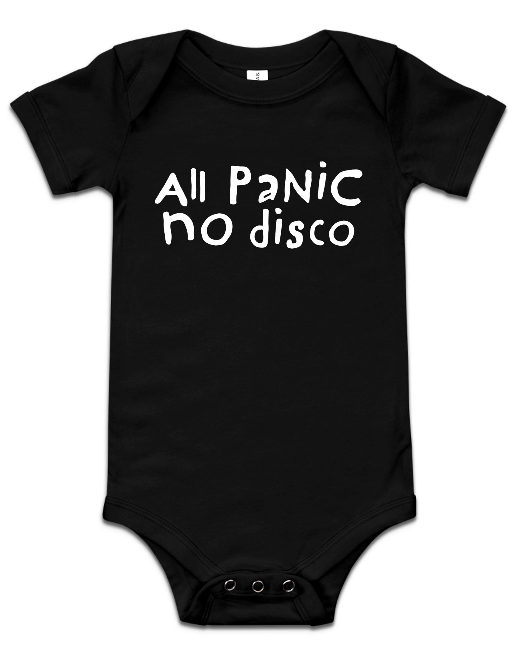 All Panic No Disco Baby Bodysuit | Devilry Clothing
