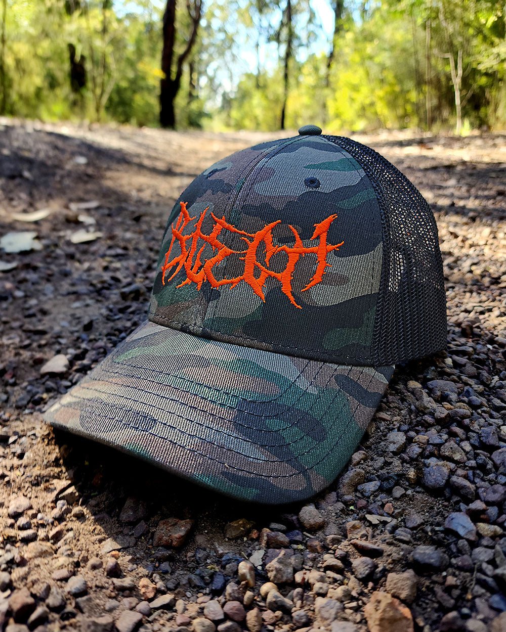 Camo BLEGH Hats | Devilry Clothing