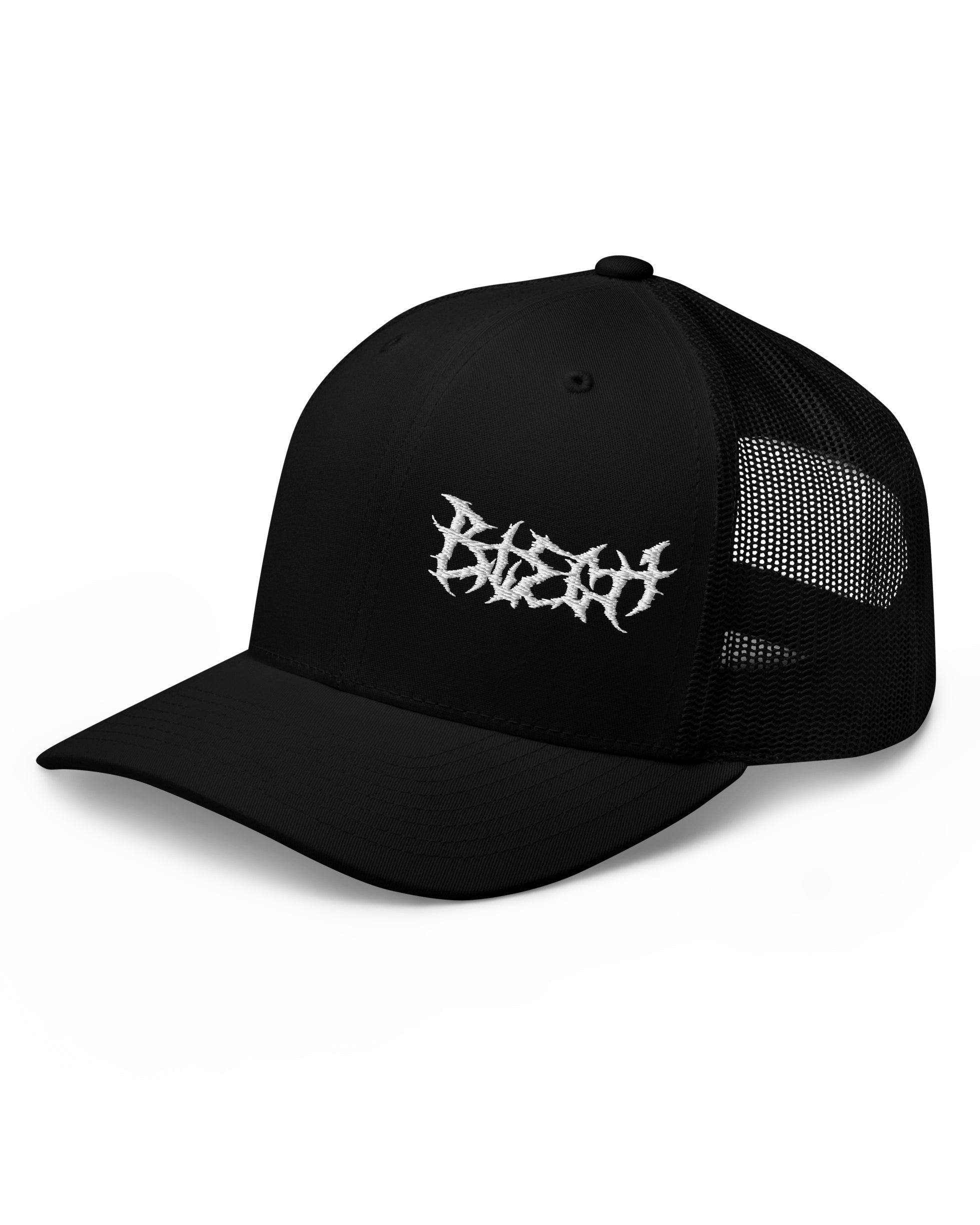 Minimalist BLEGH Trucker Hat – Subtle Metalcore Style | Devilry ...