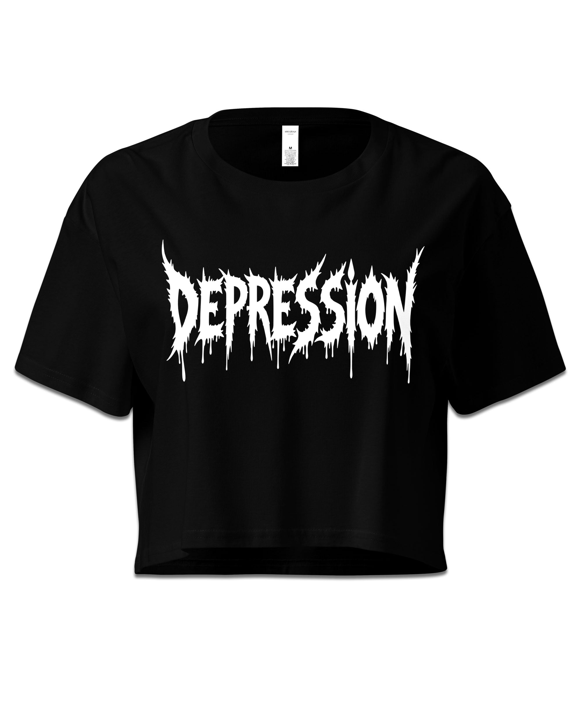 DEPRESSION Crop Top | Devilry Clothing
