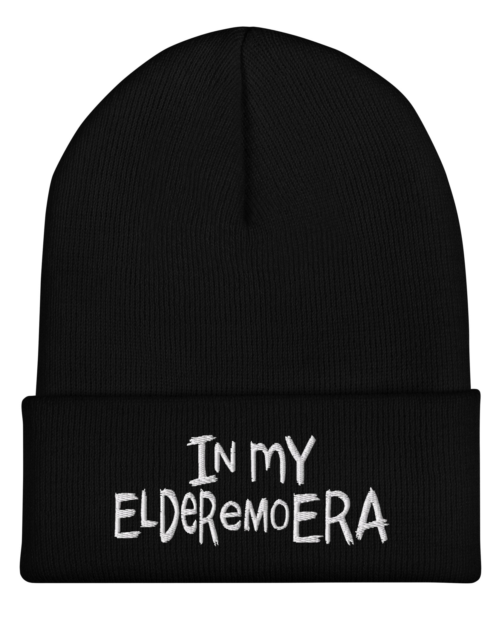 IN MY ELDER EMO ERA Beanie – Nostalgic Emo Streetwear | Devilry Clothing