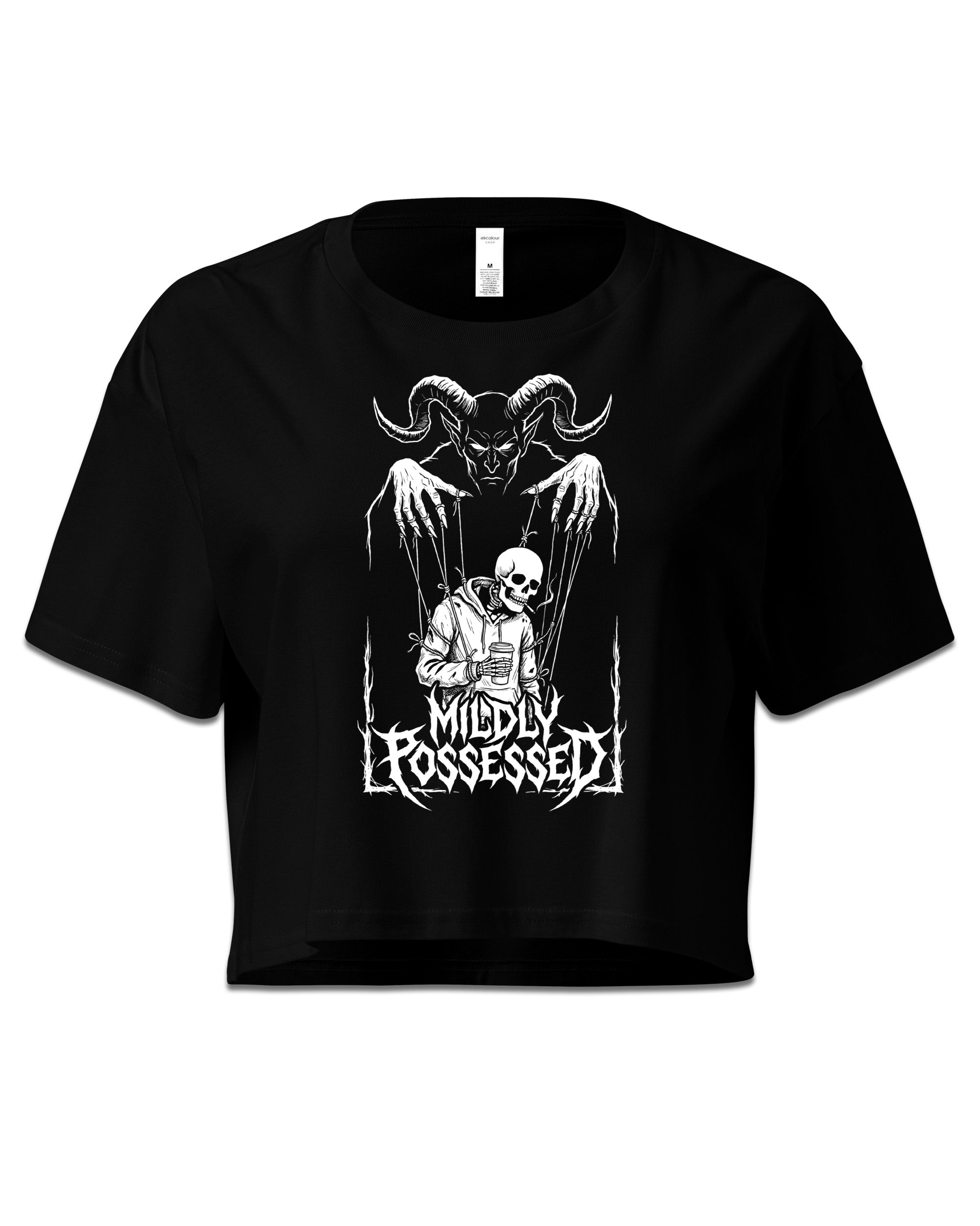 Mildly Possessed Demon Crop Top | Gothic & Alt Aesthetic Clothing ...