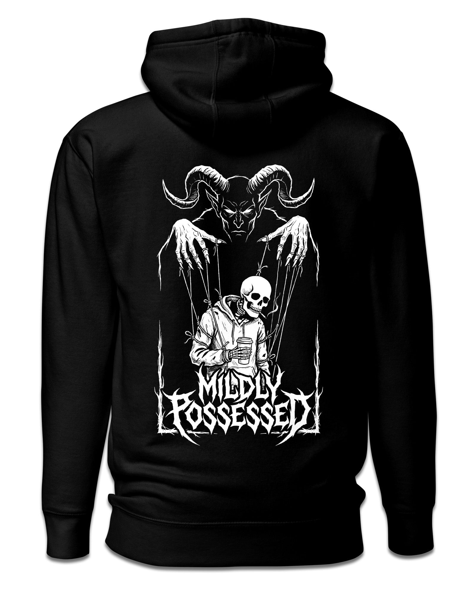 Mildly Possessed Demon Hoodie | Gothic Alternative Streetwear – Devilry ...