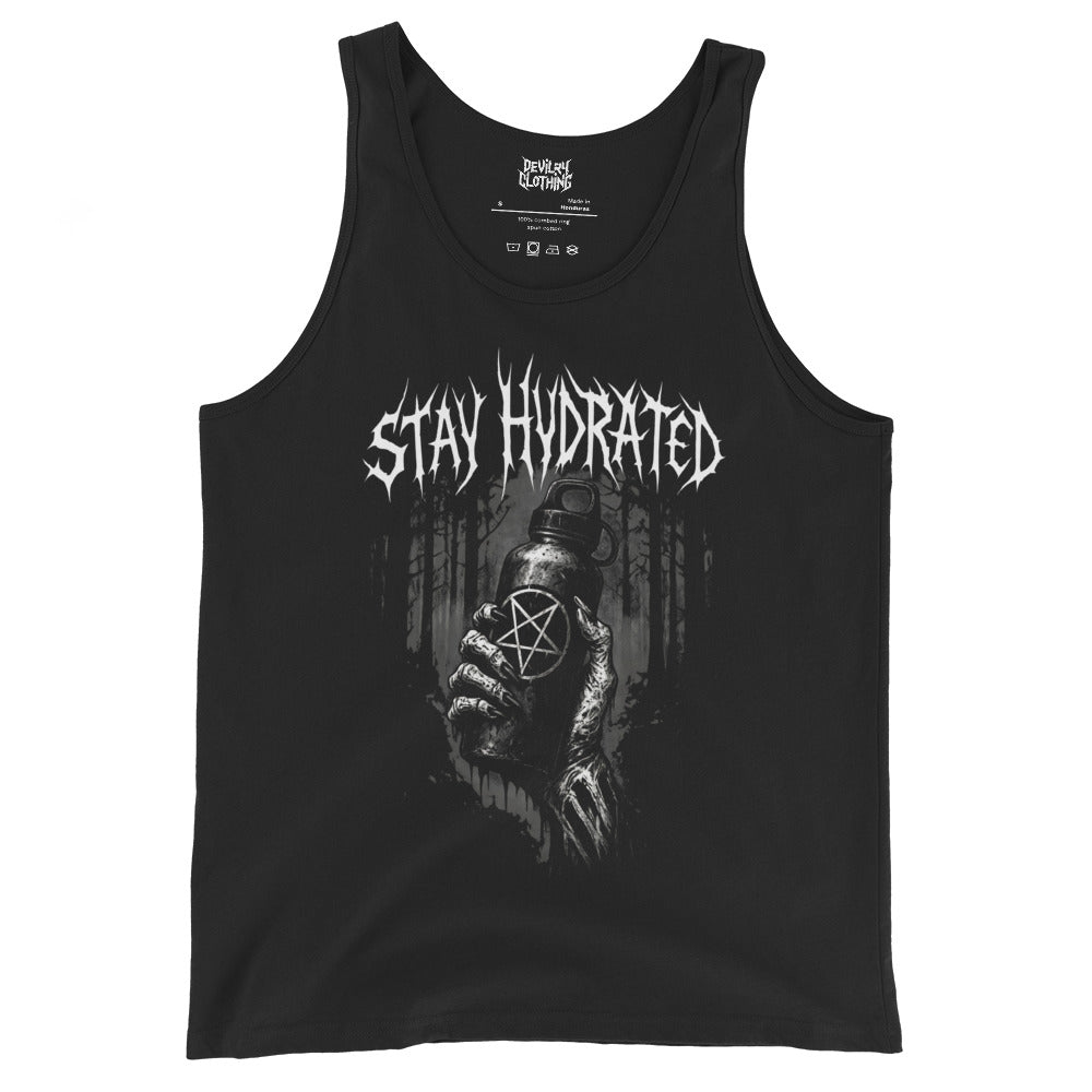 Stay Hydrated Pentagram Skeleton Tank Top | Metalcore Top – Devilry ...